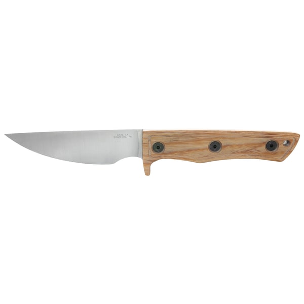 Case Cutlery Knife, Case Natural Smooth Hardwood Composite Fixed Blade ...